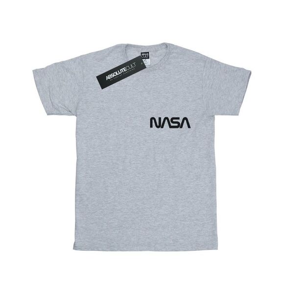 Nasa | Shirts & Tops | Nasa Boys Modern Logo Chest Tshirt Sports Grey ...